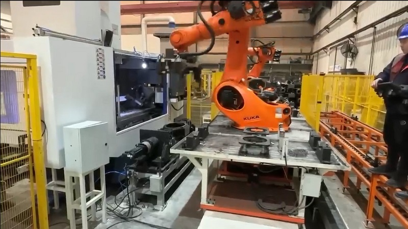 Robotic Machine Tender Solution - Shandong Desheng Robot Co., LTD.